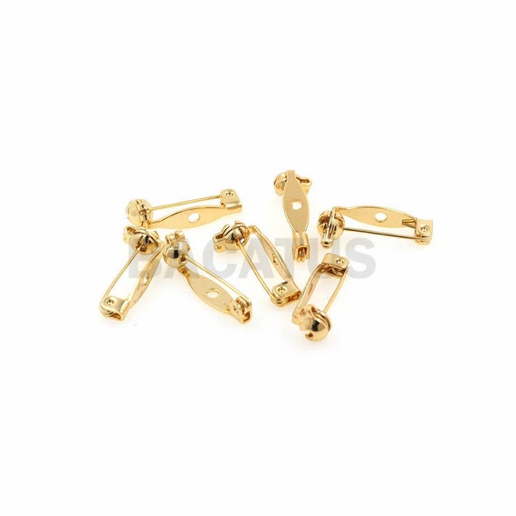 18K brass pins metal pins gold-plated pins DIY pin supplies | Etsy