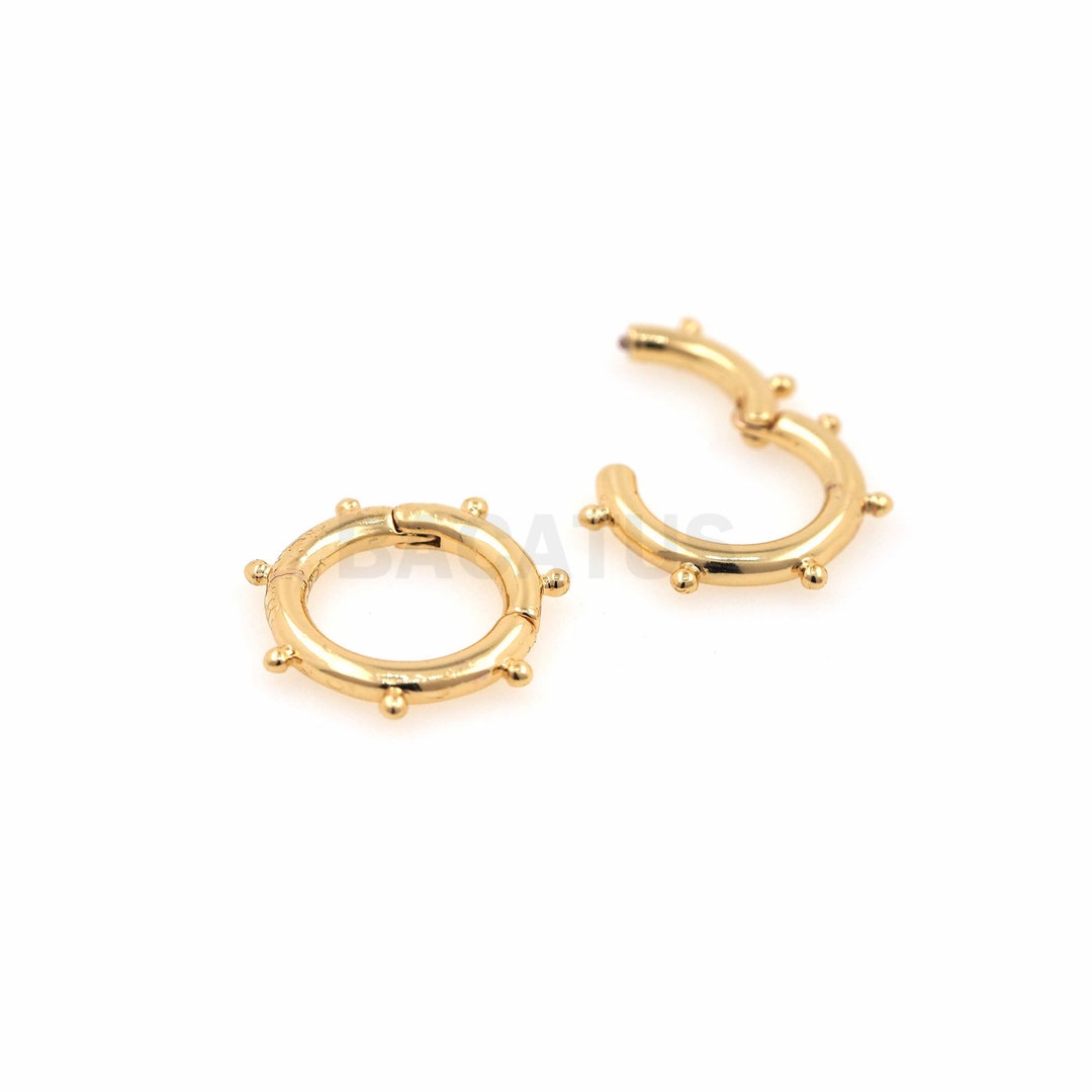 1PCS Gold Round Buckle, Geometric Buckle, Gold Round Buckle Charm ...