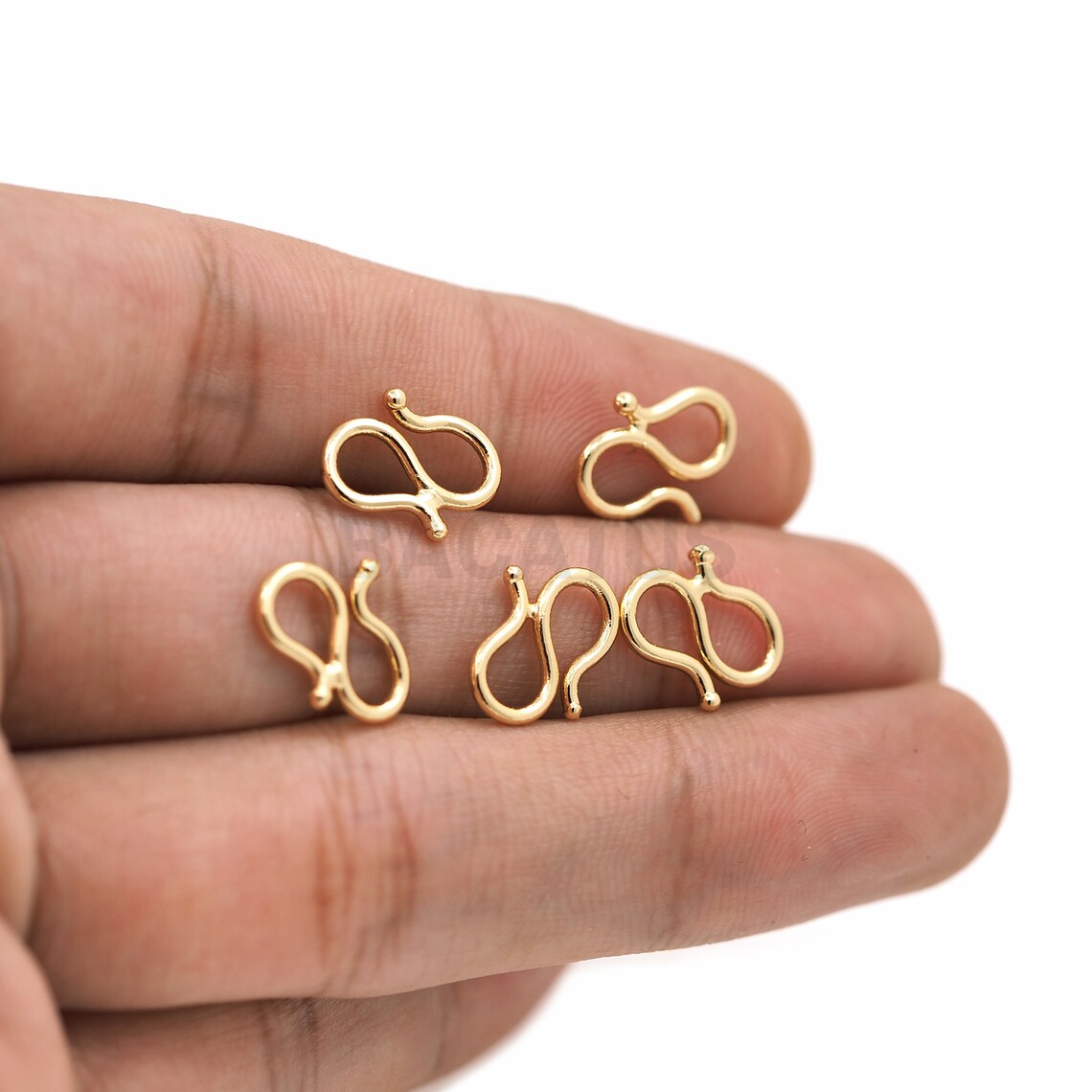 1pcs S-shaped Clasp, Large S Clasp, Gold-plated, DIY Jewelry, Suitable ...