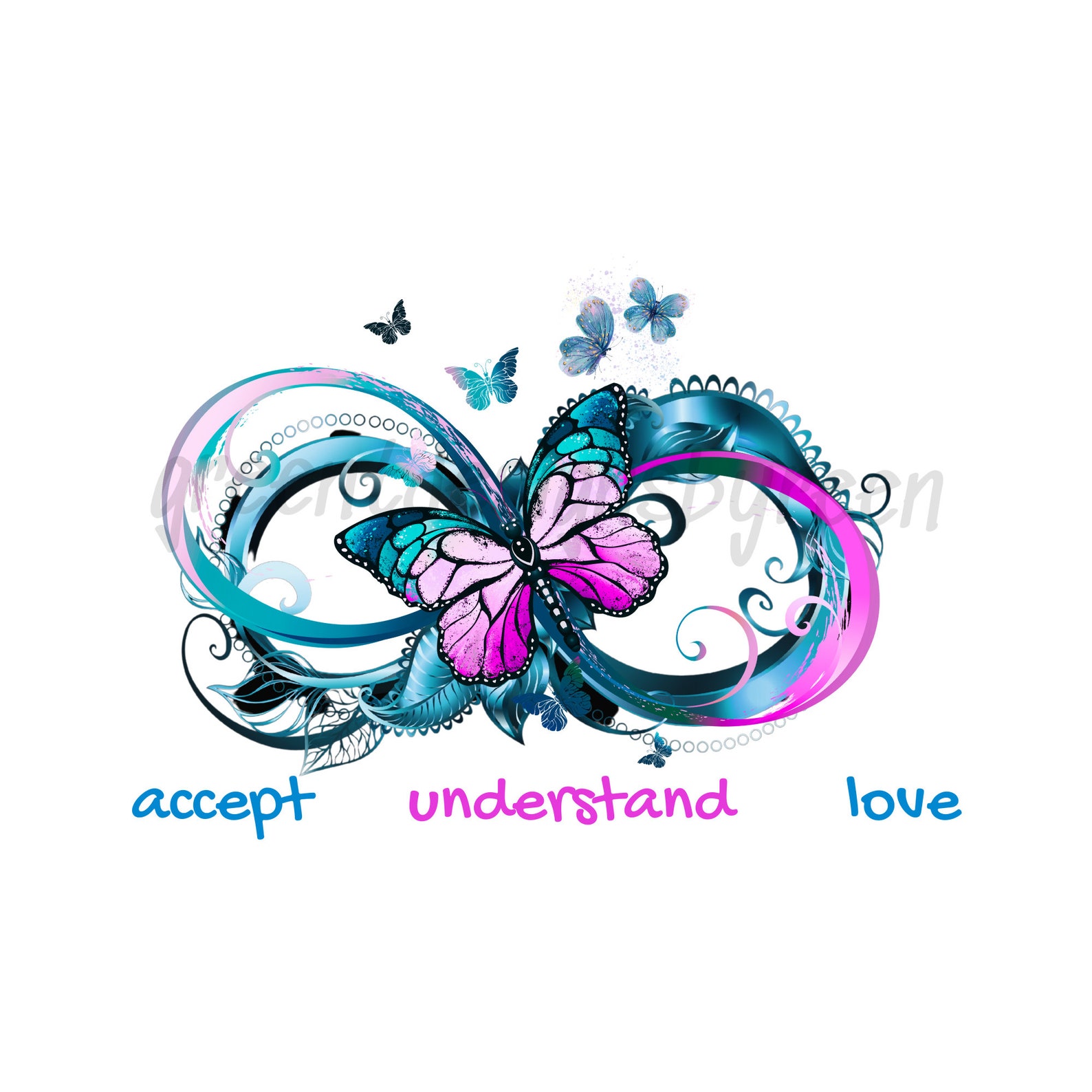 Trans Awareness PNG Trans Acceptance accept - Etsy Canada