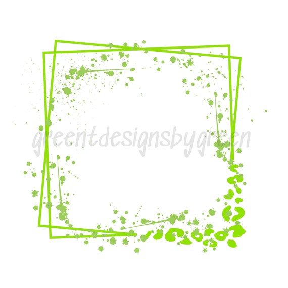 Paint Splatter Png Border