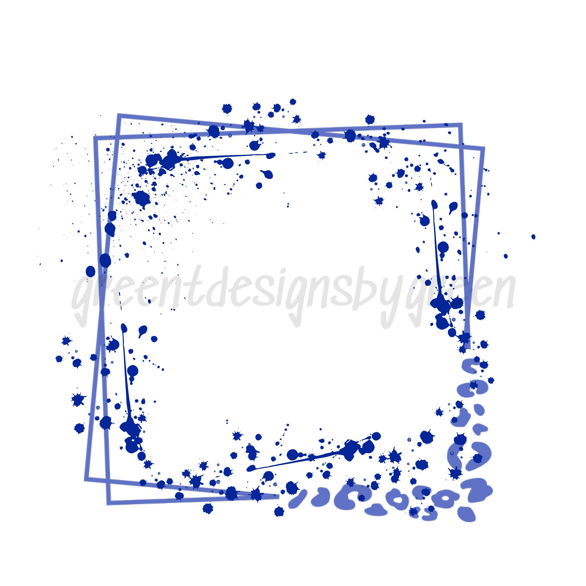 Paint Splatter Png Border