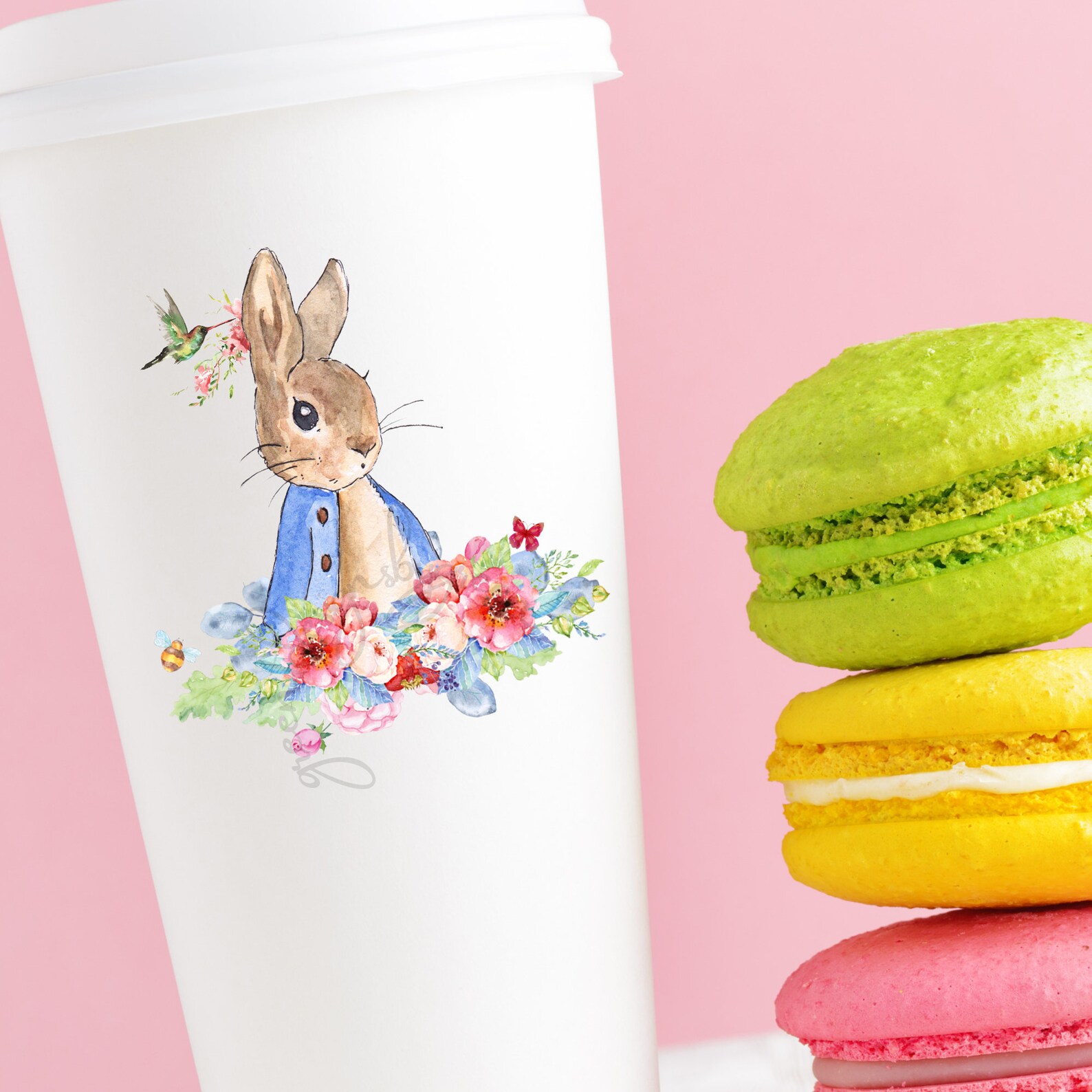 Peter Rabbit PNG Flower Clipart Bunny Sublimation Download - Etsy Canada