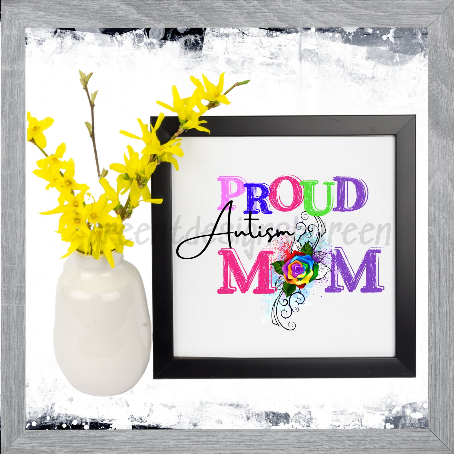 Proud Mom Autism PNG Autism PNG Autism Awareness Autism - Etsy
