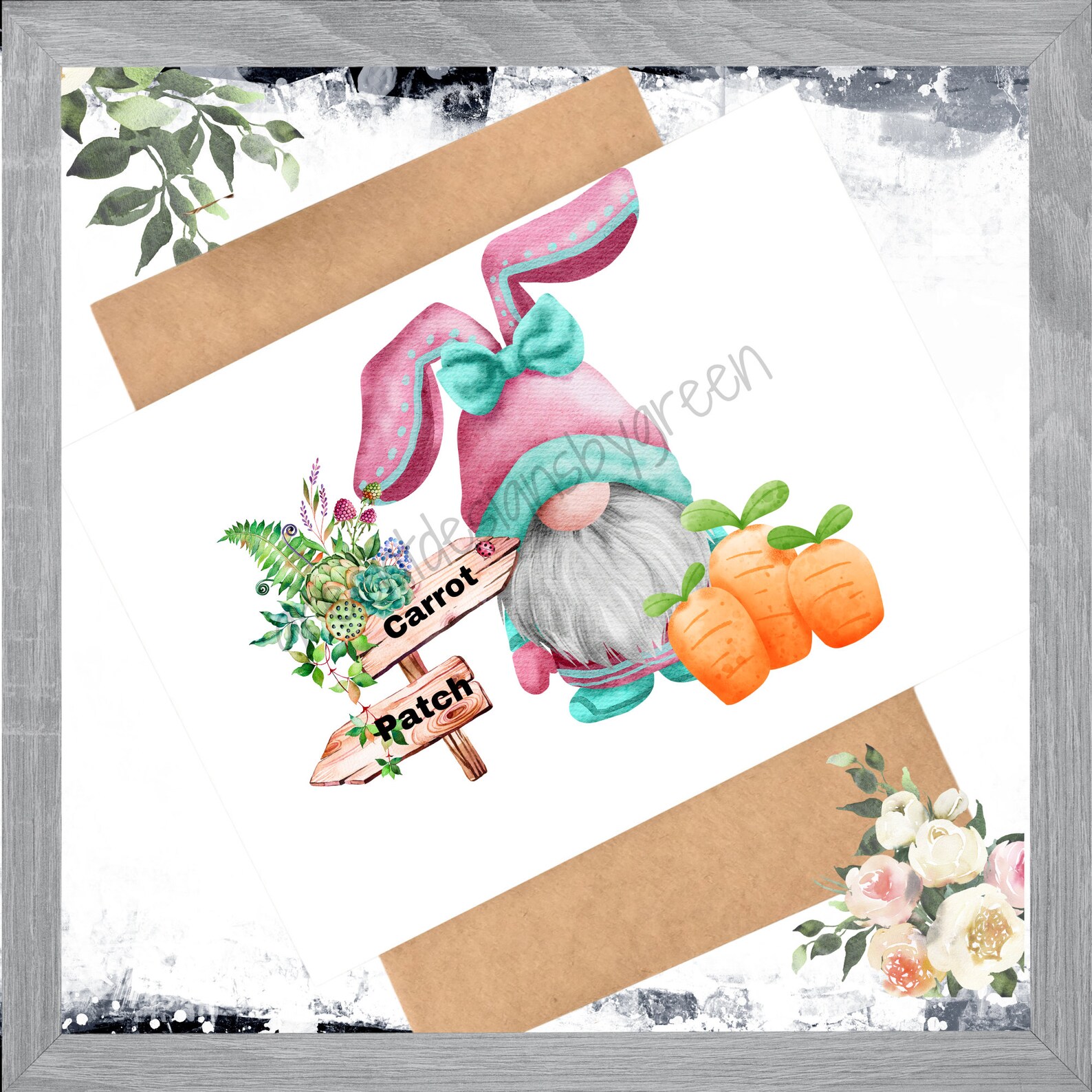 Digital Download PNG File-easter Clipart-easter Gnome - Etsy
