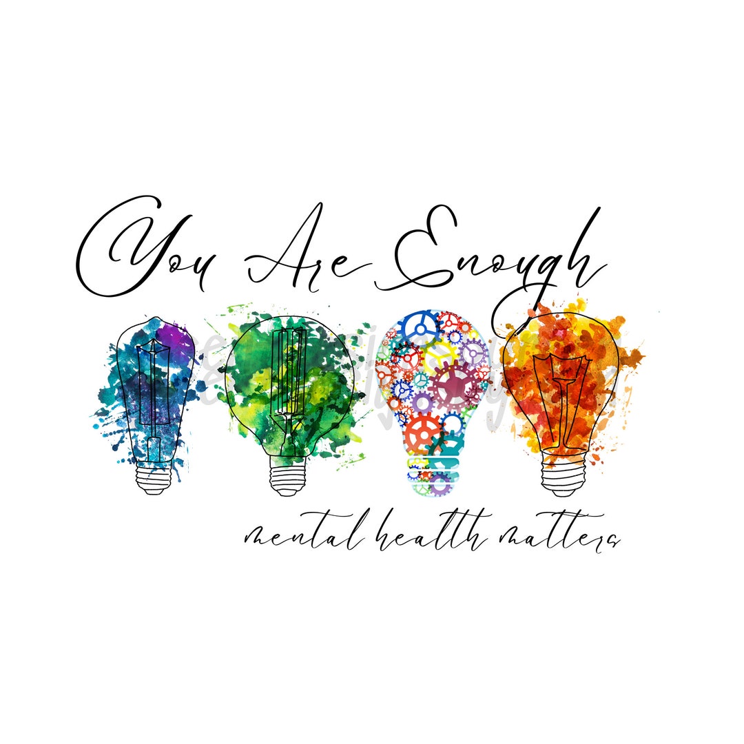 Awareness PNG Mental Health Lightbulb PNG you Are - Etsy