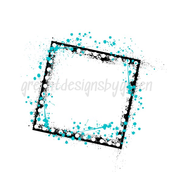 Paint Splatter Png Border