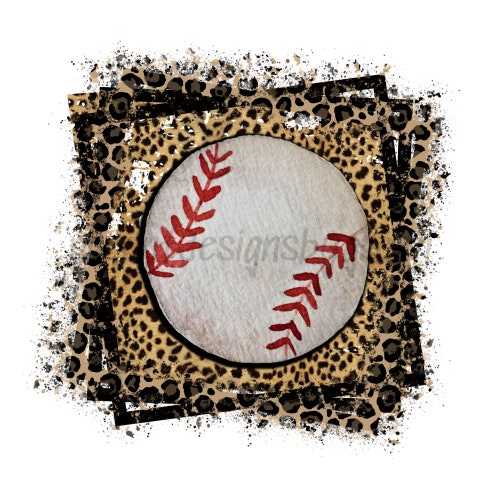 Cheetah Baseball Background Png Distressed Leopard Baseball - Etsy
