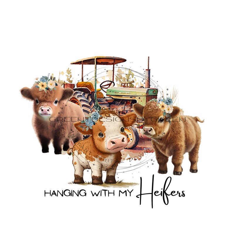 Hanging With My Heifers Svg - Etsy