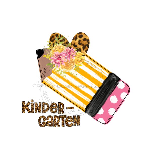 Back to School PNG Kindergarten PNG School Pencil - Etsy