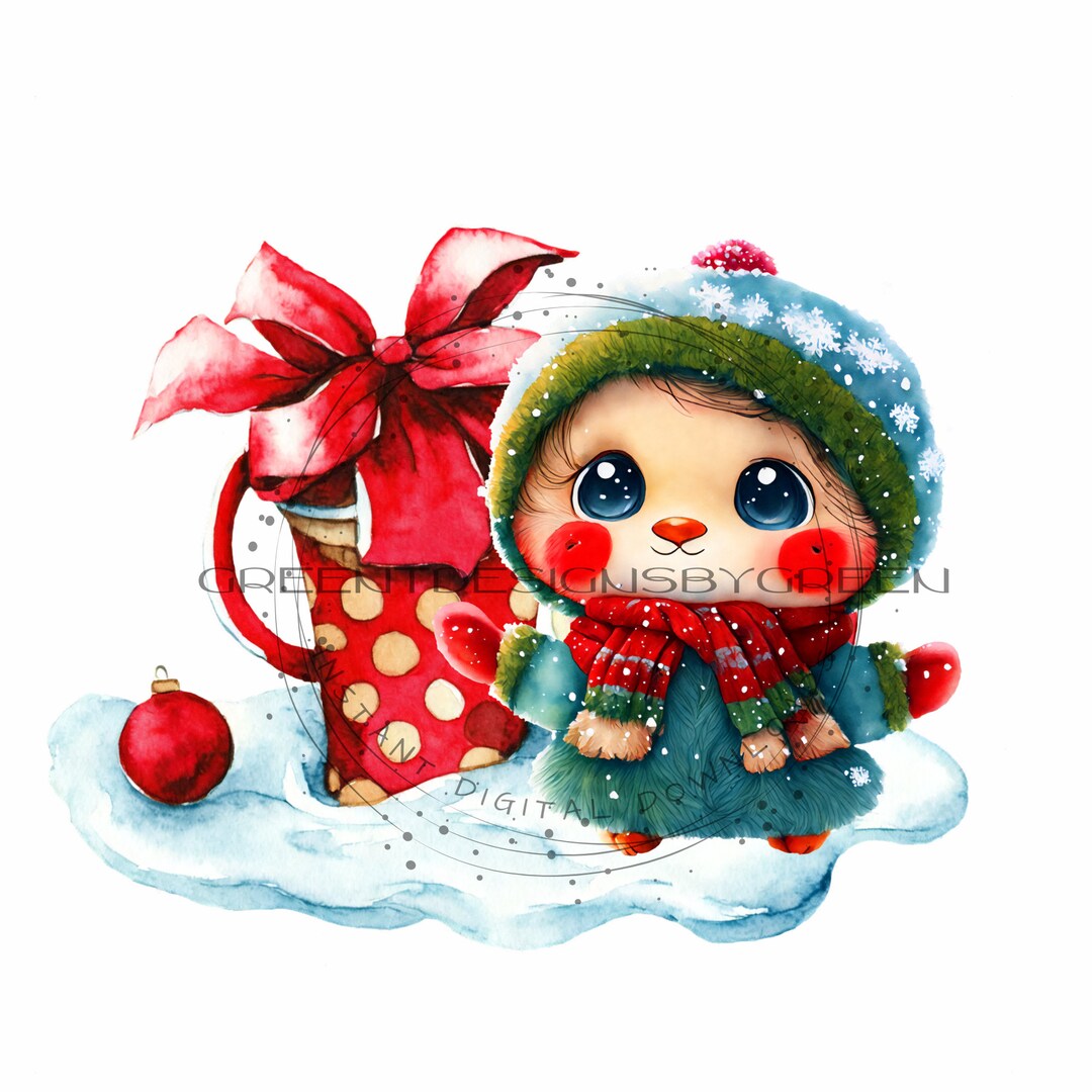 Christmas Winter Snowman Sublimation PNG, Holiday Vintage Tea Cup ...