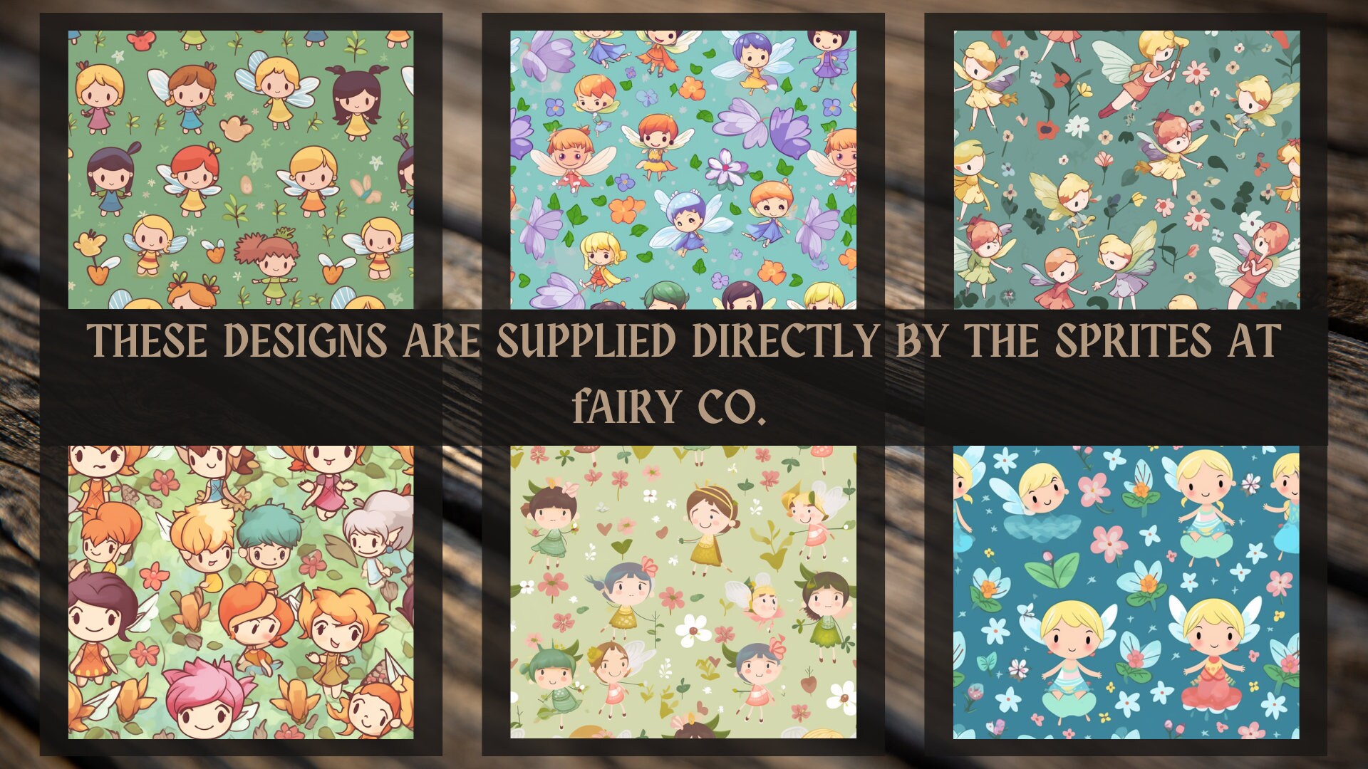 Cute Fairy | Digital Patterns 12 Pack - Seamless RPG Designs for Gaming ...