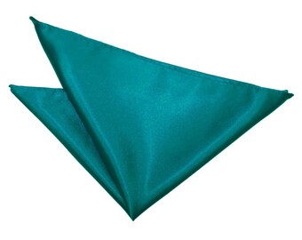 Teal Pocket Square - Etsy