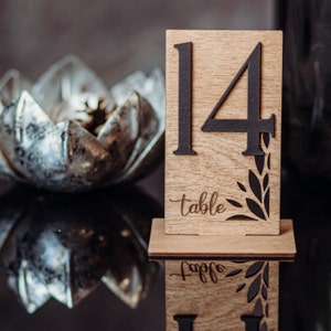 Wedding Table Numbers, Rustic Wedding Decor, Custom Wedding Table ...