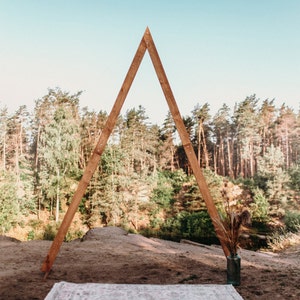 Triangle Wedding Arch Wedding Backdrop Rustic Wedding Décor - Etsy UK