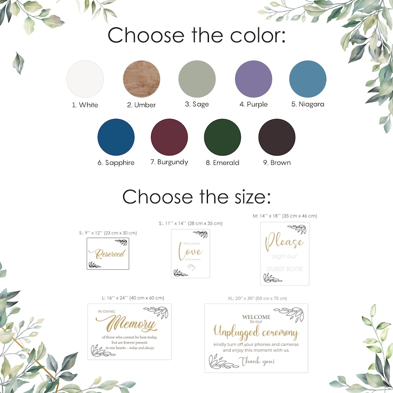 Reserved Sign Wedding Wedding Sign Bundle Reserved Seating - Etsy