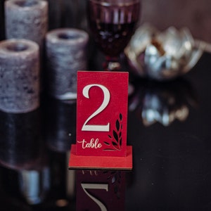 Wedding Table Numbers Rustic Wedding Decor Custom Wedding - Etsy