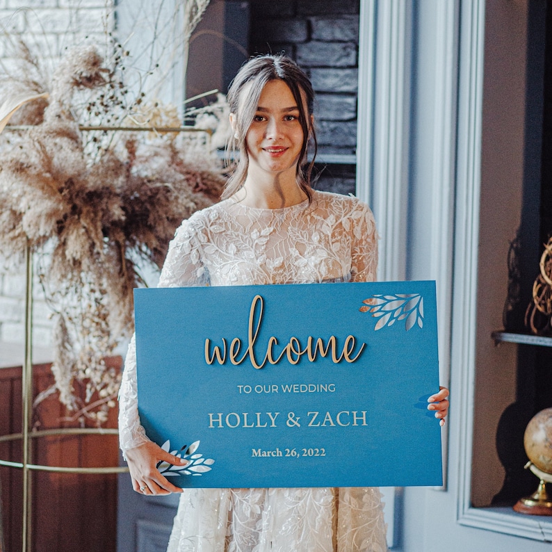 Wedding Welcome Sign Custom Welcome Sign Welcome to Our - Etsy