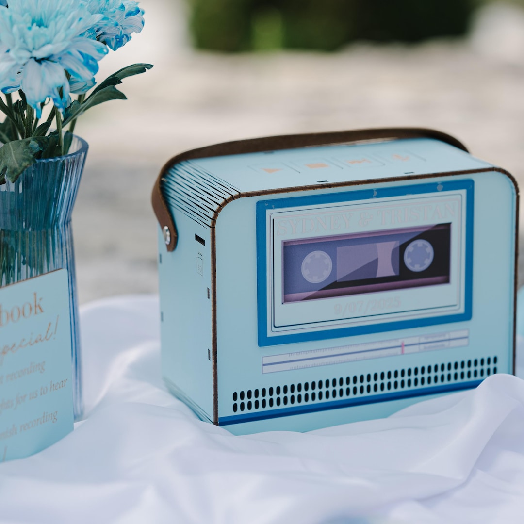 Retro Audio Guest Book: Voicemail Record Player, Unique Wedding ...