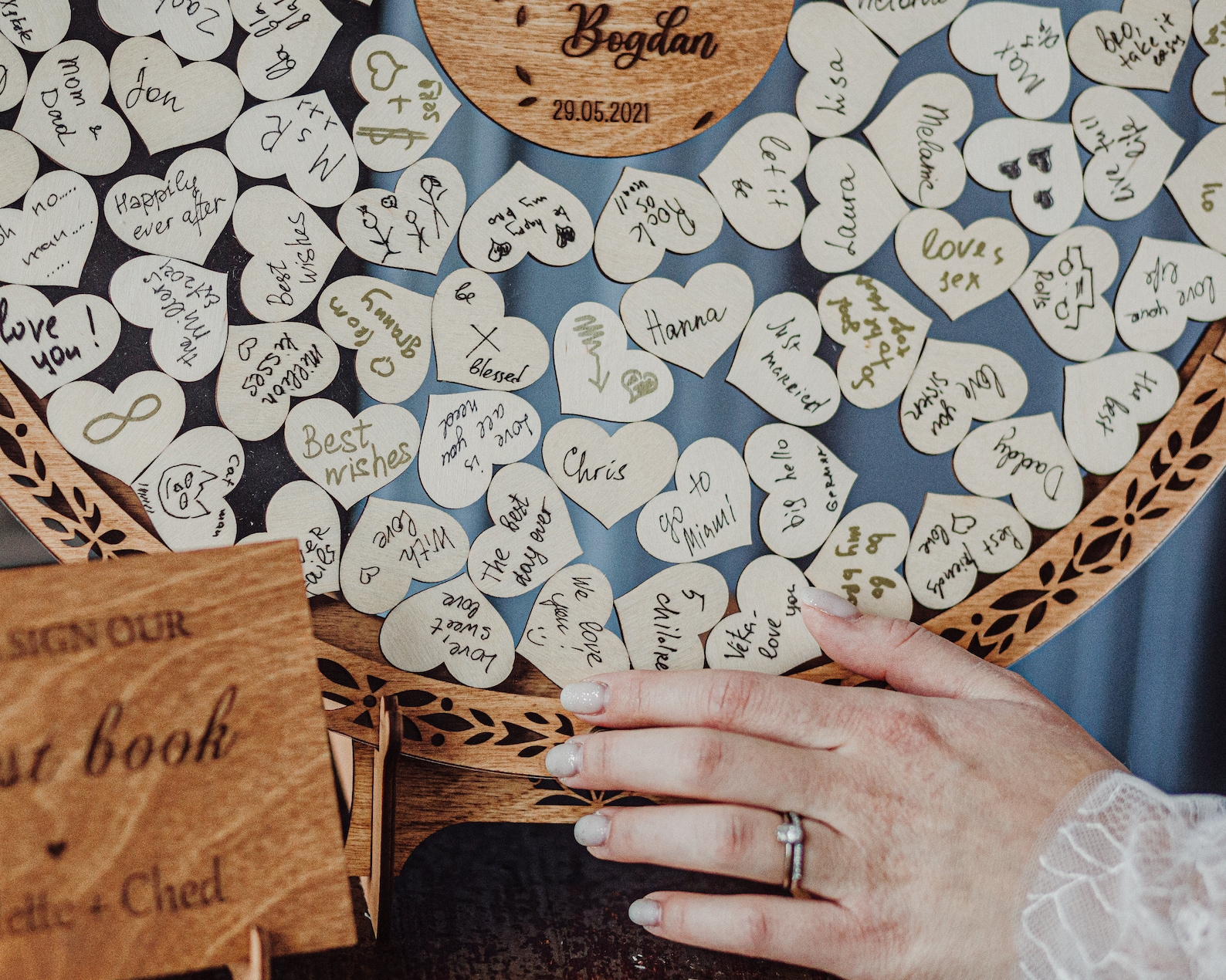 Wedding Guest Book Alternative Acrylic Wedding Sign Bridal - Etsy