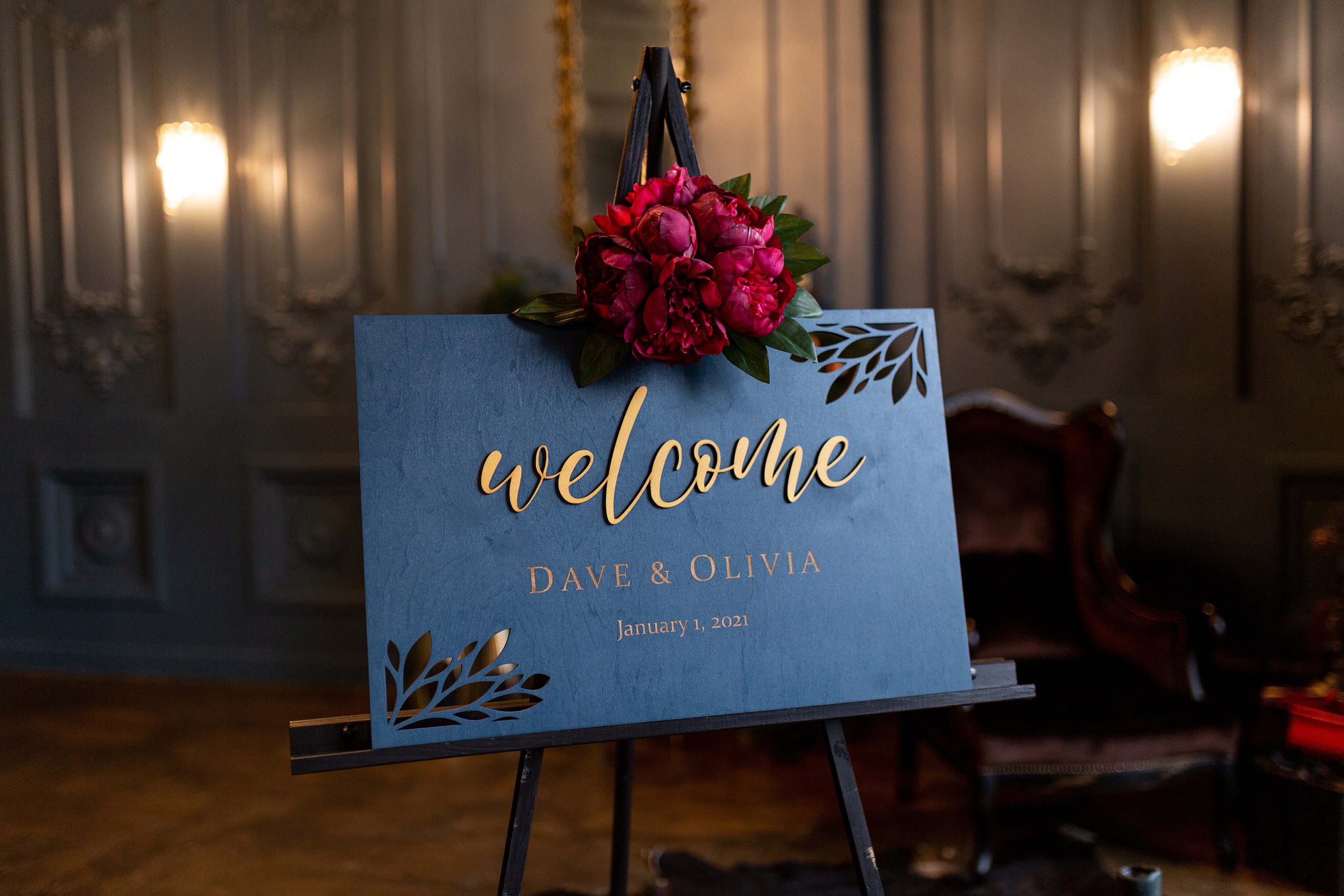 Wedding Welcome Sign Welcome to our Beginning Sign | Etsy