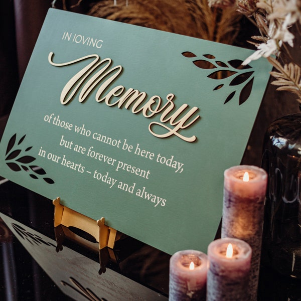 Memory Table Wedding Sign - Etsy