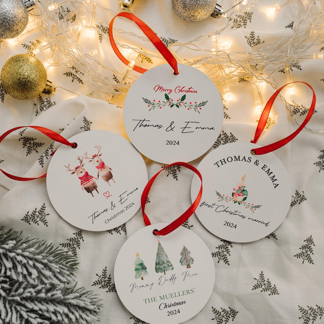 Personalized Christmas Ornament, Custom Holiday Keepsake - Etsy