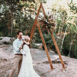 Triangle Wedding Arch Wedding Backdrop Rustic Wedding Décor - Etsy UK