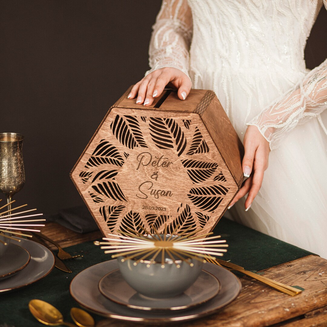 Wedding Card Box, Birthday Shower Greeting Card Box, Personalized ...