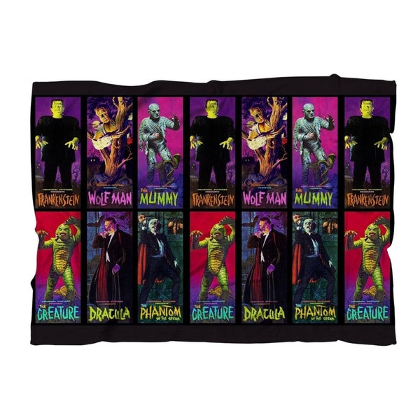 Universal Monsters Blanket - Etsy