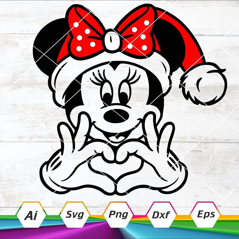 Minnie Mouse Svg - Etsy