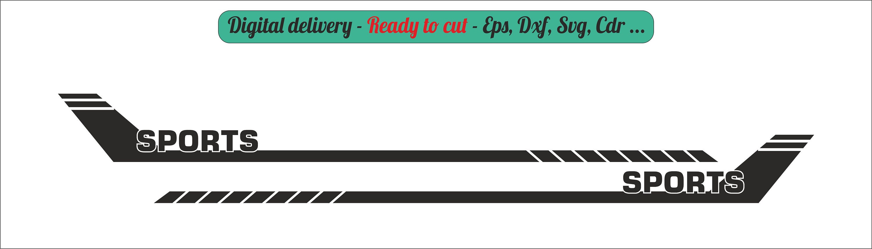 Car Side Sticker Svg Side Stripe Svg Door Stripes Svg - Etsy