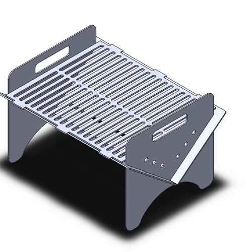 Ring Fire Pit Collapsible Grill Bbq DXF Files for Plasma - Etsy