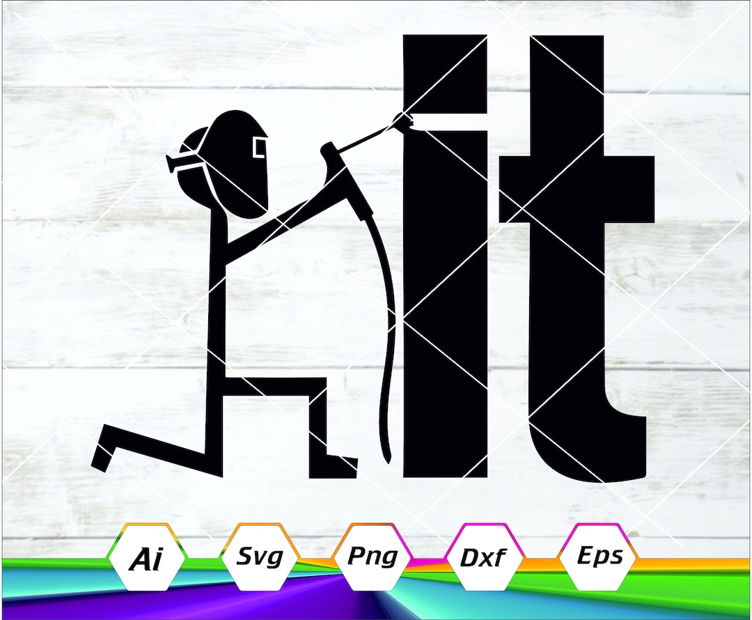 Weld It Svg, Welder Svg, Welding Funny Svg, Stick Figure Svg, Welding ...