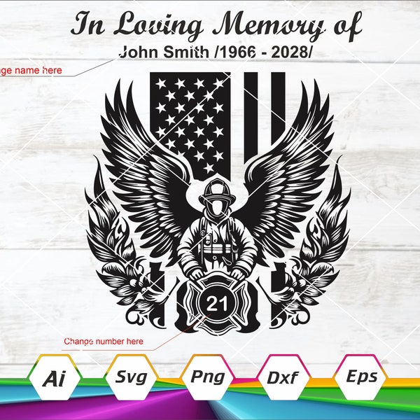 Firefighter Angel - Etsy