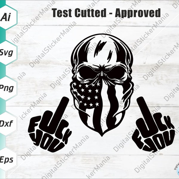 Skeleton Flipping off Svg - Etsy