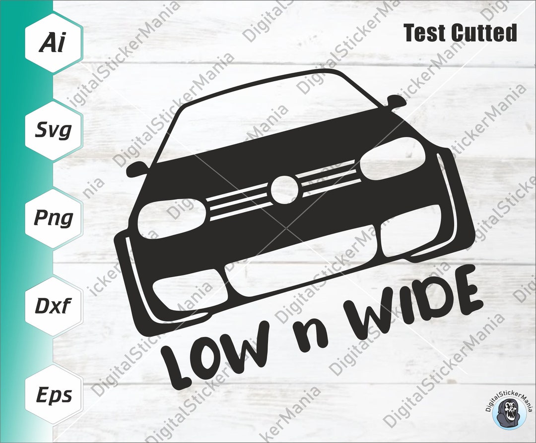 Low N Wide Svg, Low Car Ride, Lowered Automobile, Oldschool Car Tuning ...