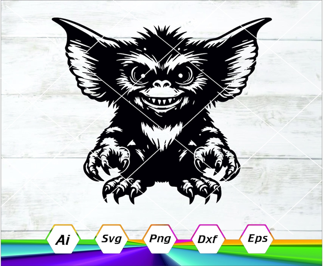 Gremlyns SVG, Goblin SVG, Gizmo Svg, Cricut Cut File, Digital Download ...