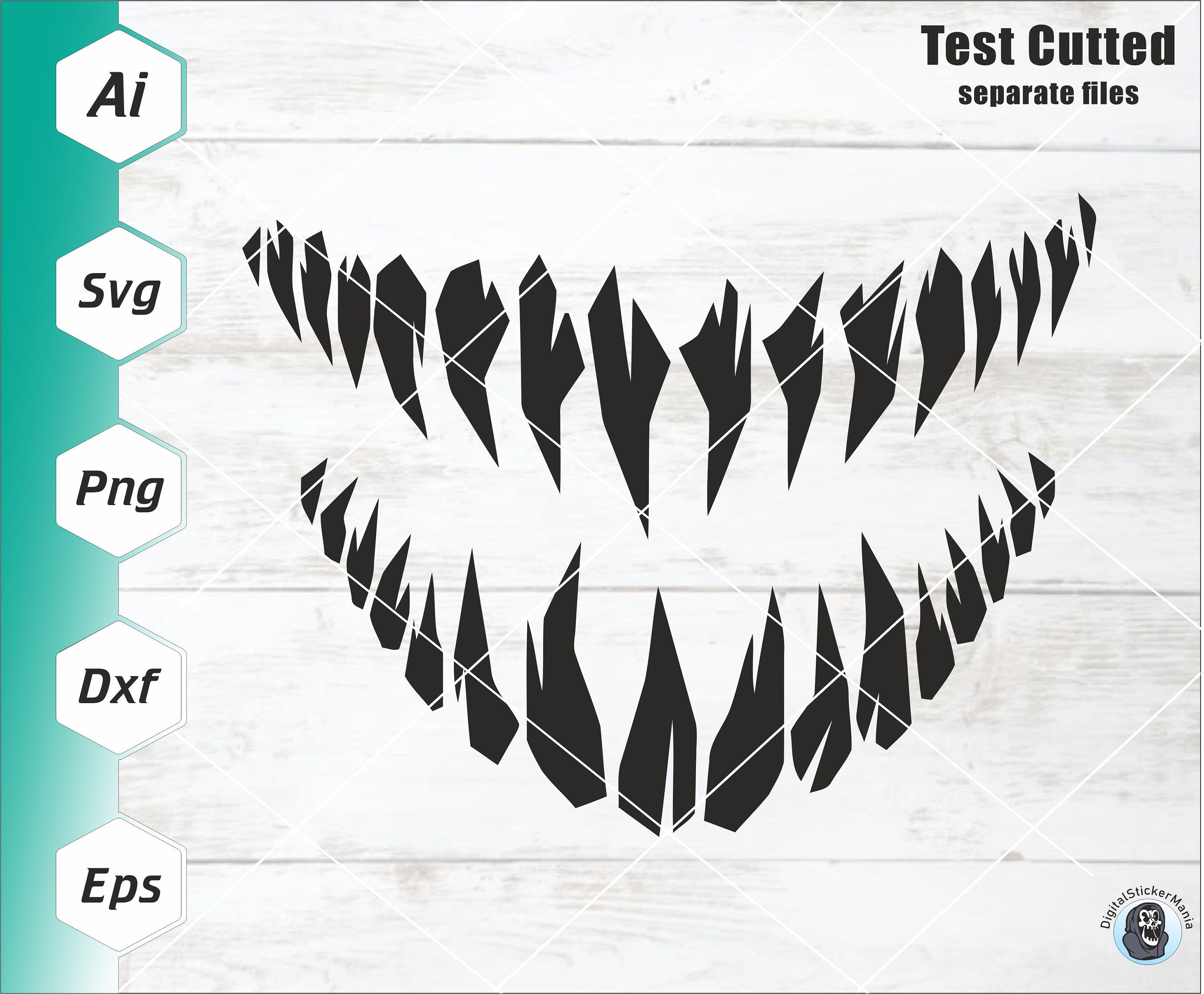 Vampire Fangs Silhouette
