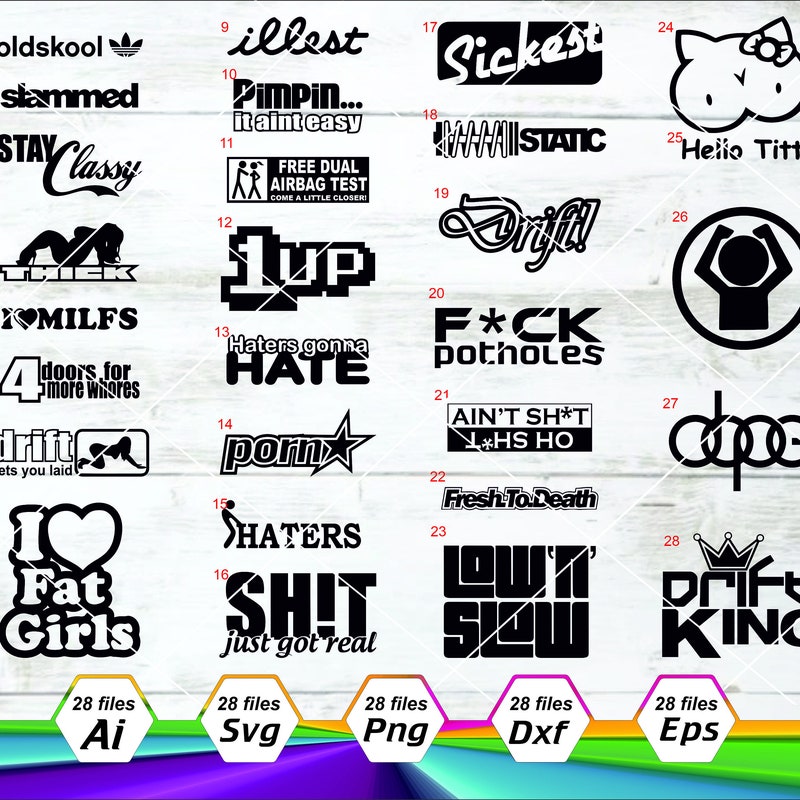 Car Decal Svg - Etsy