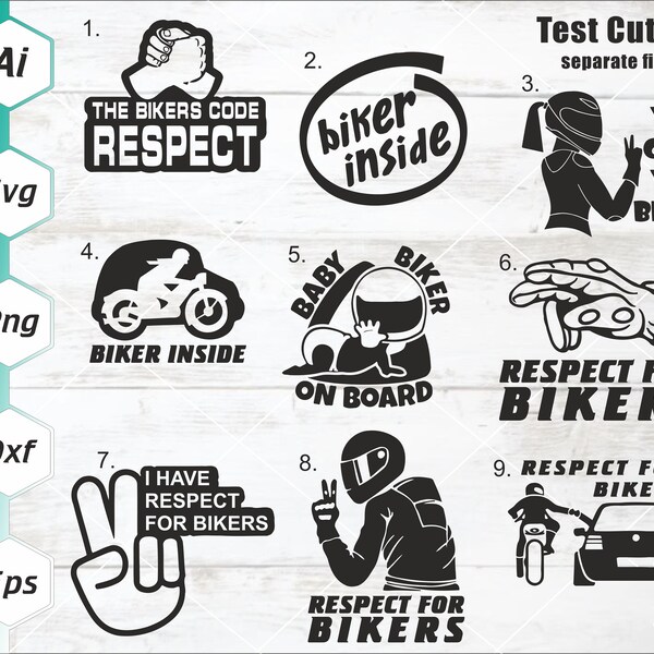 Motorcycle Decals for Cricut - Etsy