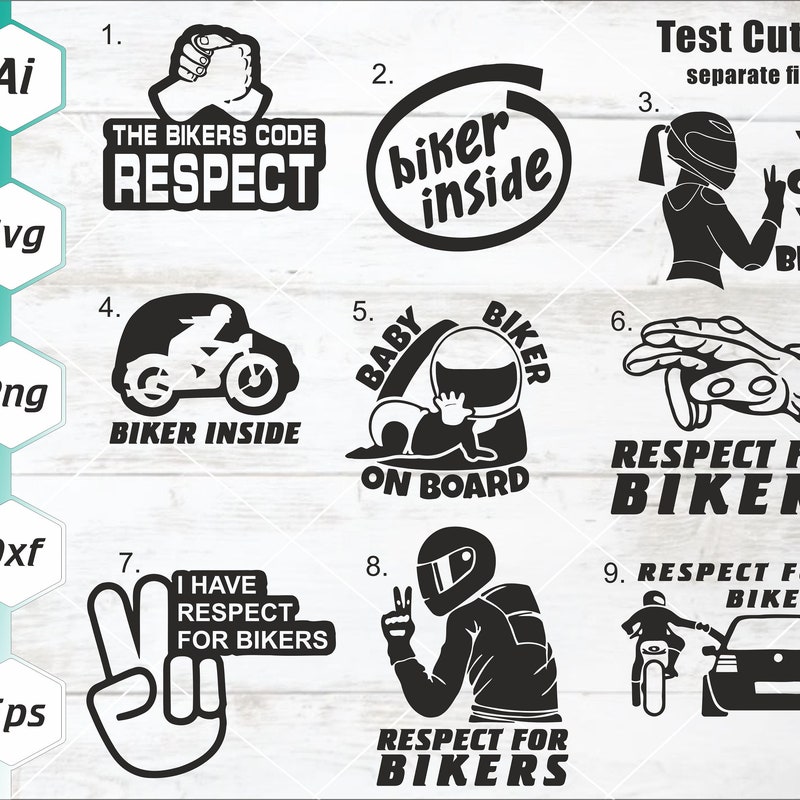 Motorcycle Sticker - Etsy