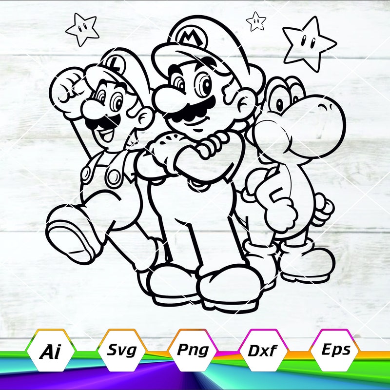 Super Mario Decal - Etsy