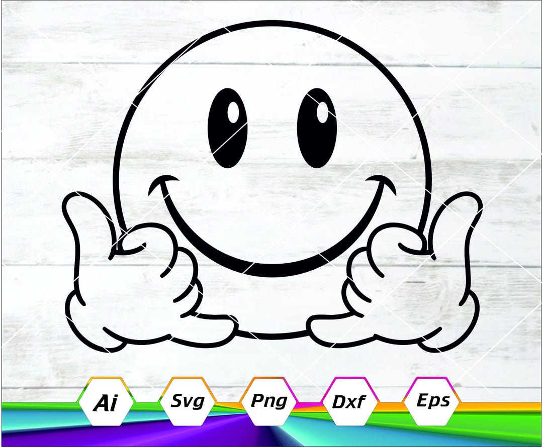 Smile Face Svg, Happy Face Svg, Peace Sign Svg, Happy Face Clipart ...