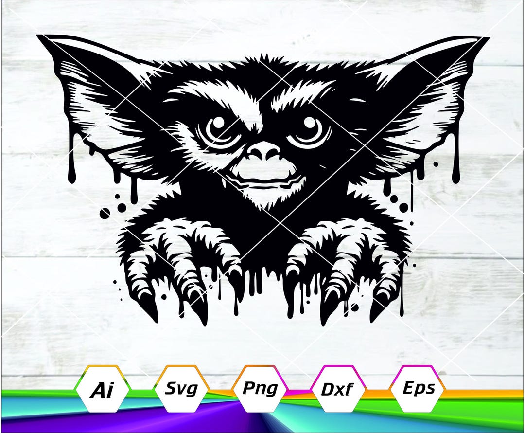 Gremlyns SVG, Goblin SVG, Gizmo Svg, archivo de corte Cricut, descarga ...