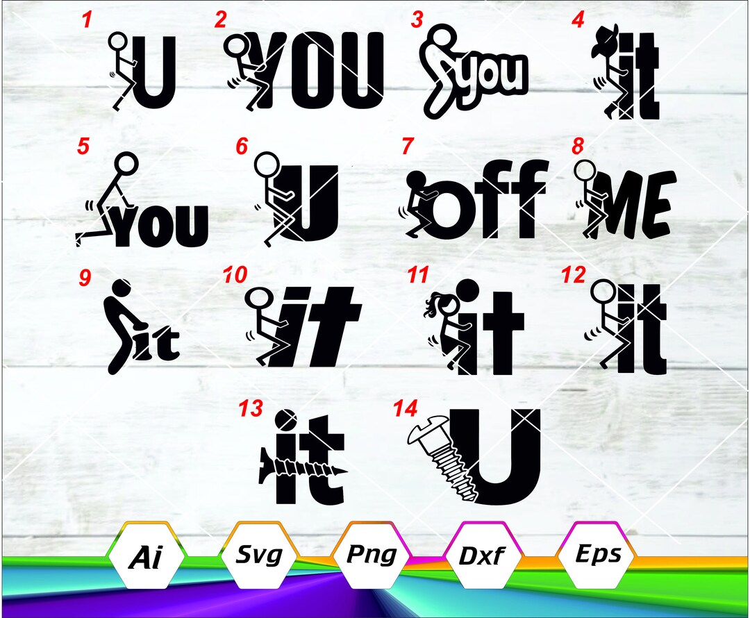 F It Svg, F It Bundle Svg, F It Pack Svg, Stick Figure Svg, F You Svg ...