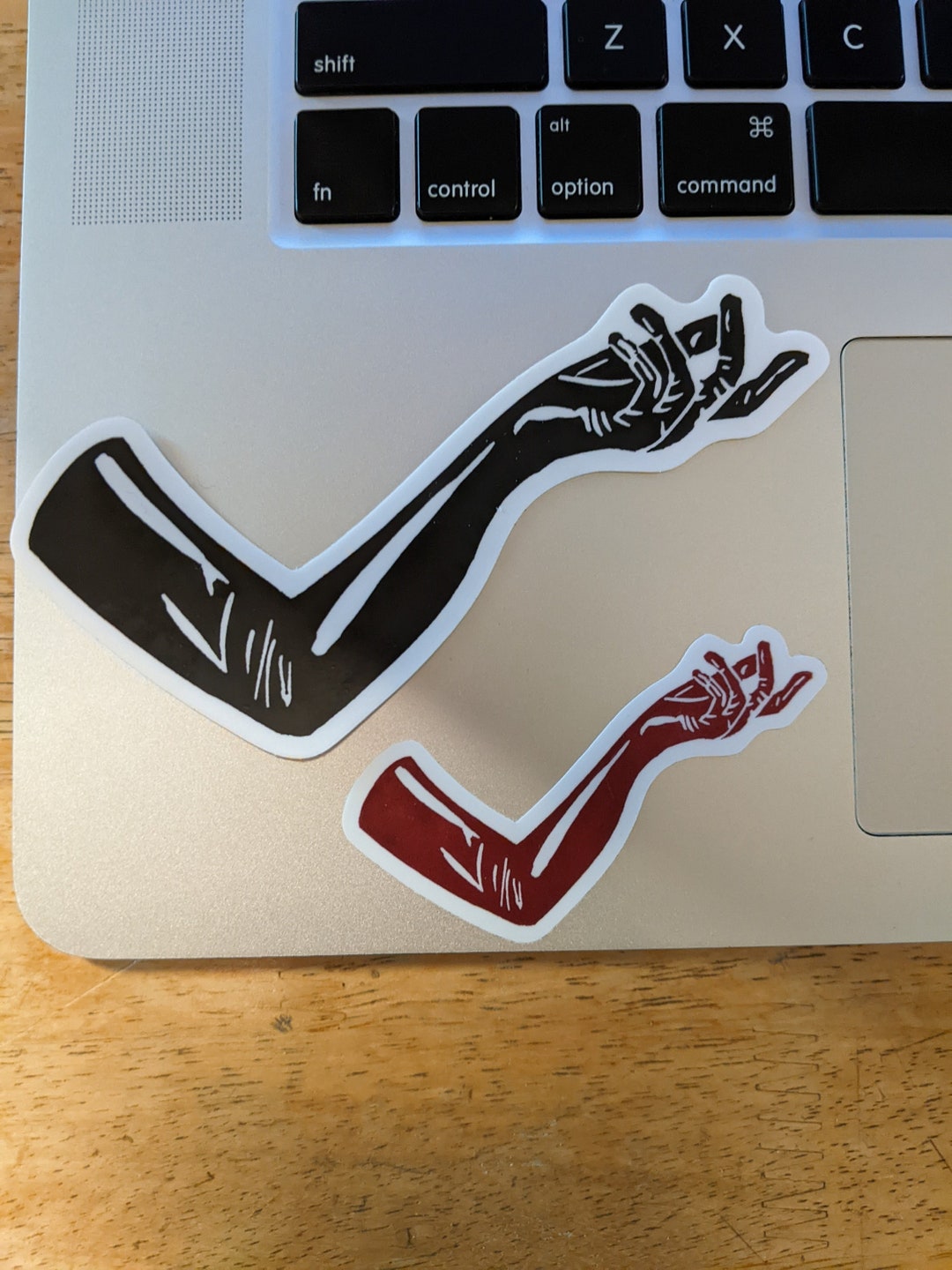 Latex Opera Glove Sticker in Black - Etsy