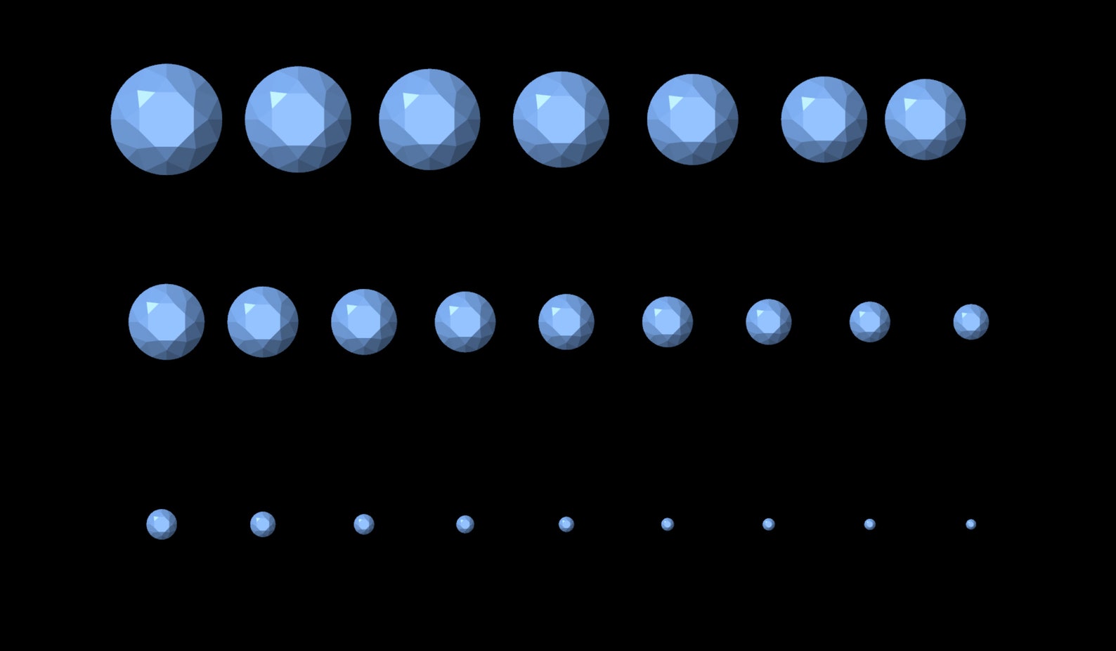 ROUND Brilliant Cut, 3d STL Models , Gemstone Printable, Gemstone ...