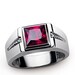 Natural Ruby 5.75 Carat Ring 925 Sterling Silver Handmade - Etsy