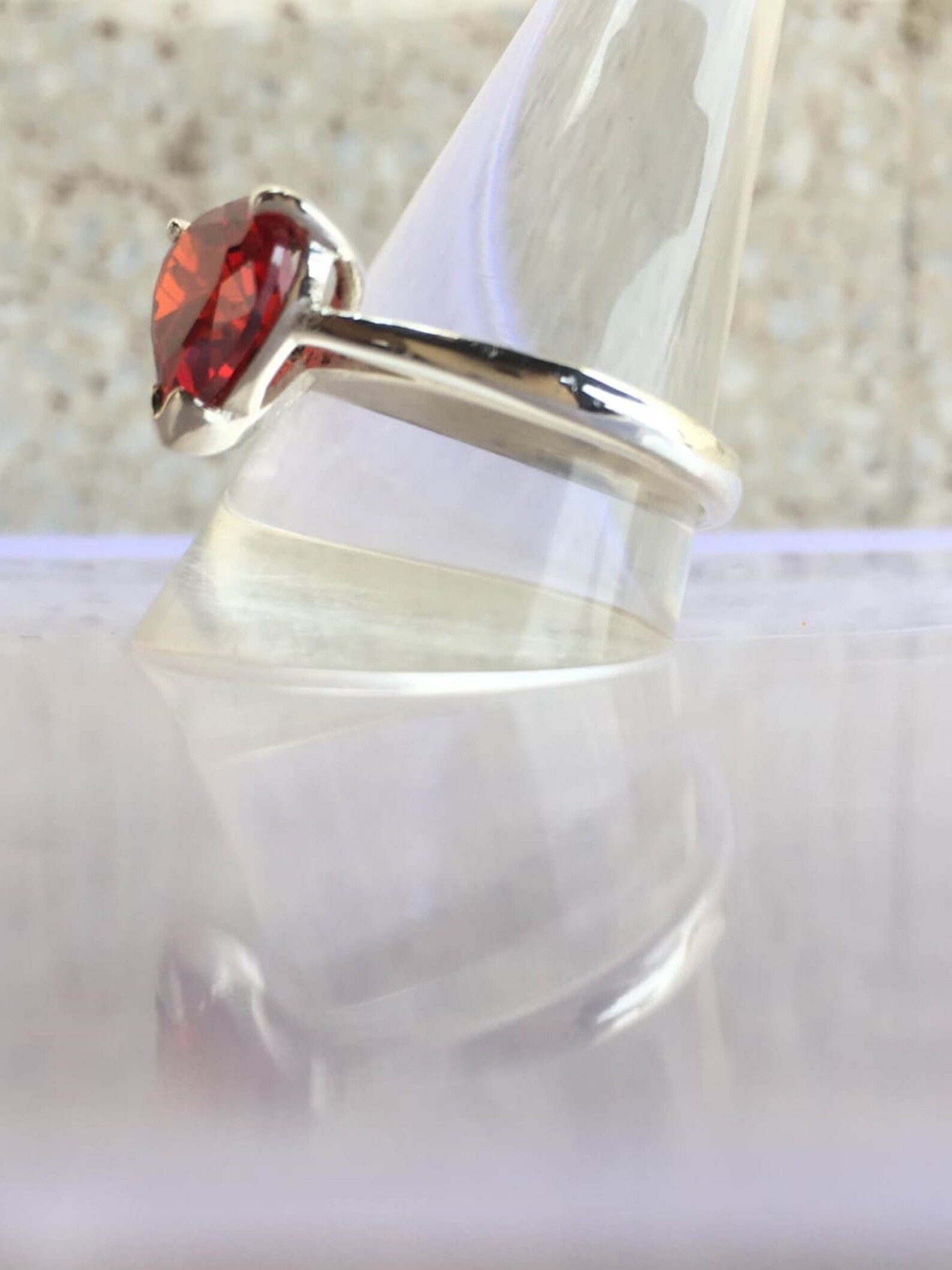 Natural Ruby 5 Carat Ring 925 Sterling Silver Handmade Ring | Etsy